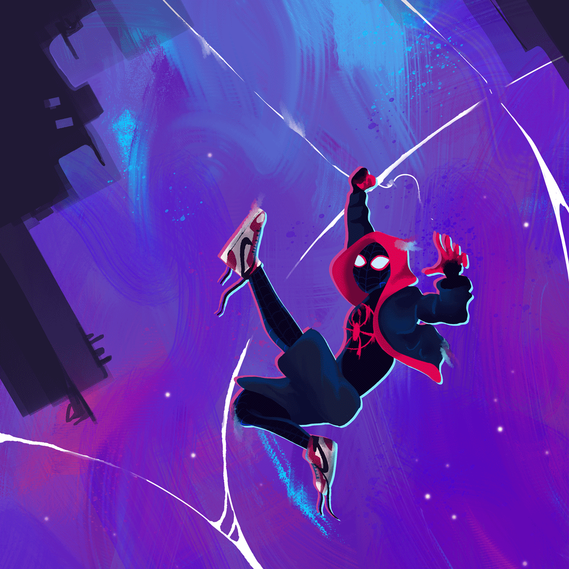Into the Spider-Verse - Miles Morales Print – designinkcreative